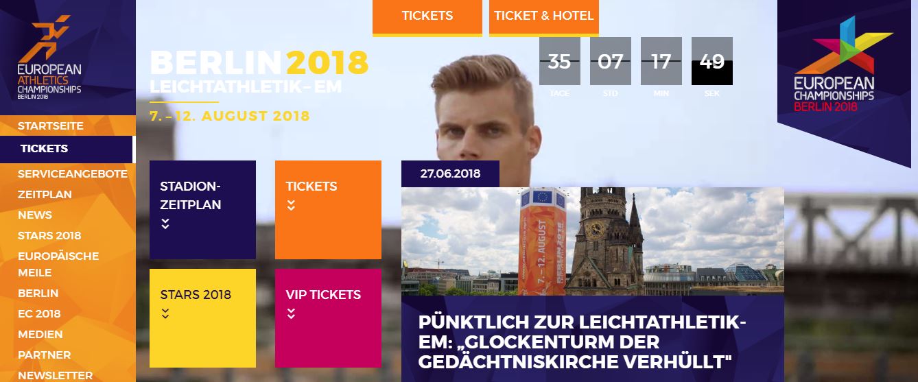 Les Championnats d’Europe d’athlétisme 2018 - LEC Séjour Langue Berlin